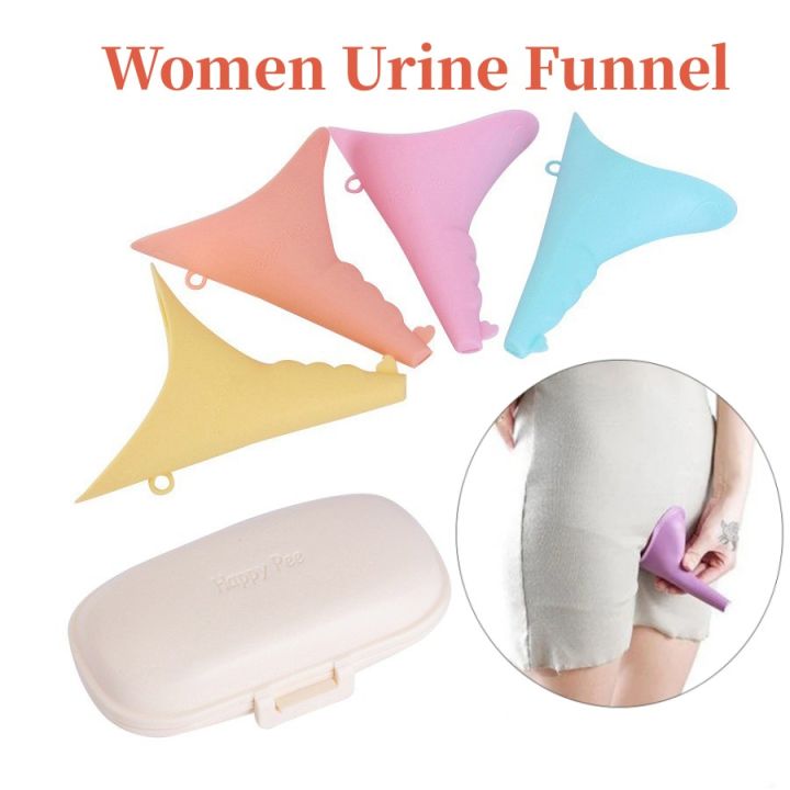 Silicone Women Urinal Outdoor Travel Camping Female Portable Lady ...