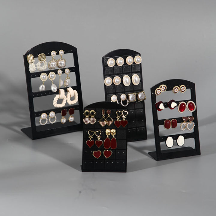 48/72 Holes Portable Earrings Ear Studs Holder Jewelry Display Holders ...