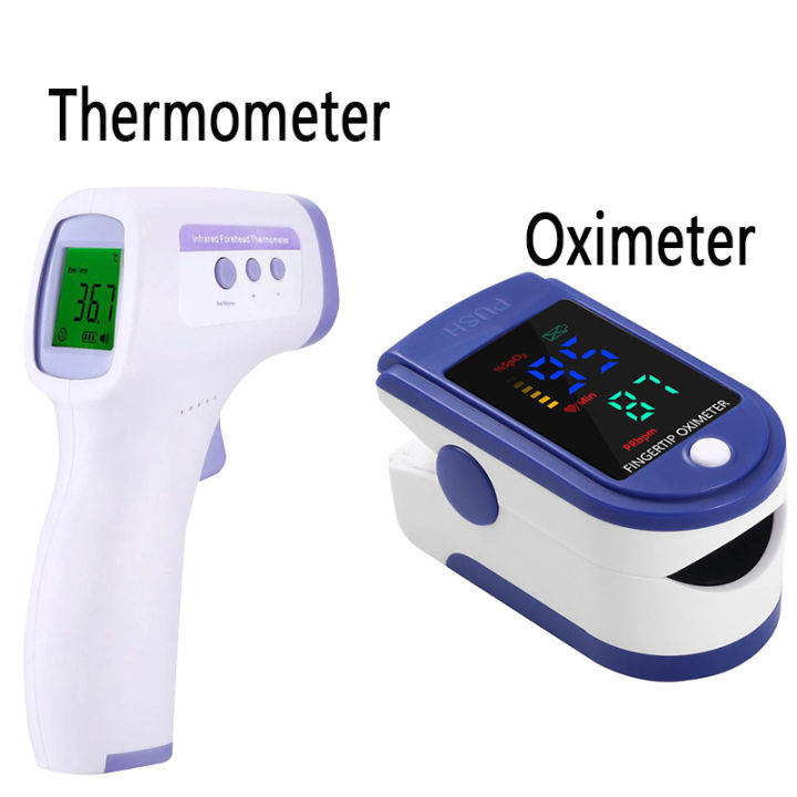 Non-Contact IR Thermometer Fast measure Light or portable Fingertip ...