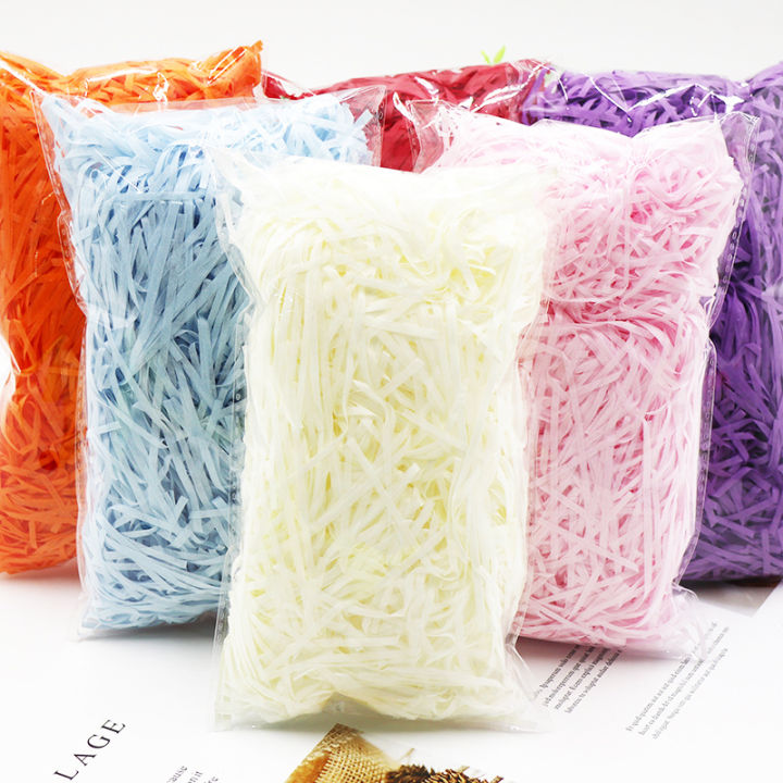 1Bag Multicolor Shredded Crinkle Paper Strands Shredded Crinkle ...