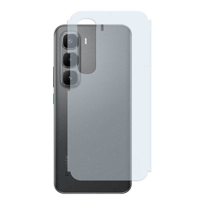 Infinix Hot 60 Pro Plus Smooth Matte Soft Skin Protector Full Back ...