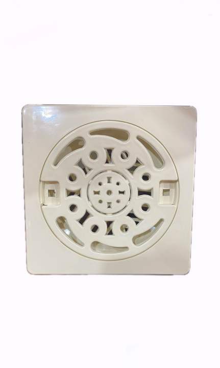 Bathroom Floor Drain Waste Abs Plastic Cover Square 6"×6" inches High ...