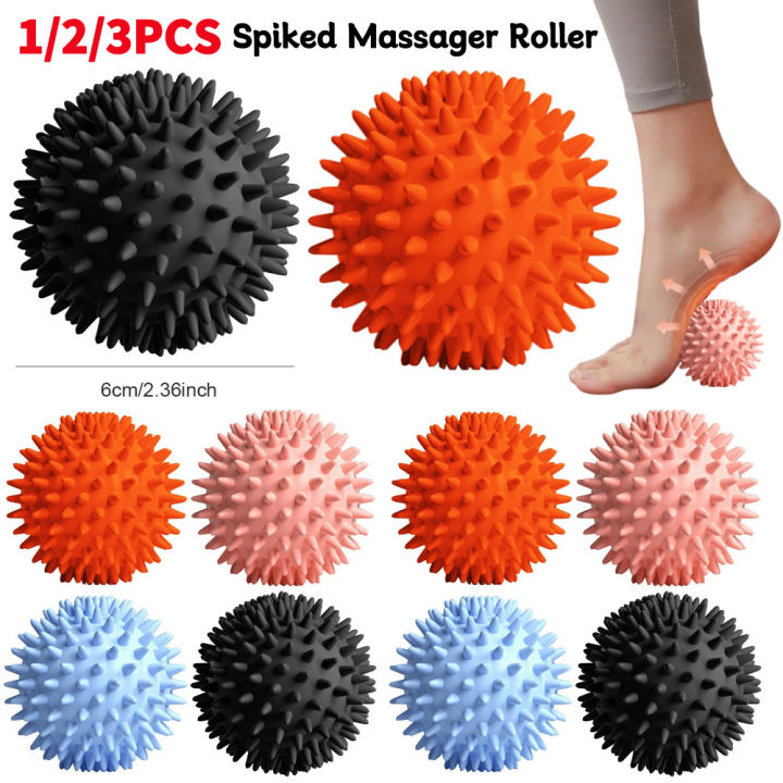 Spiky Massage Ball Spiked Massager Roller High Density Trigger Point ...