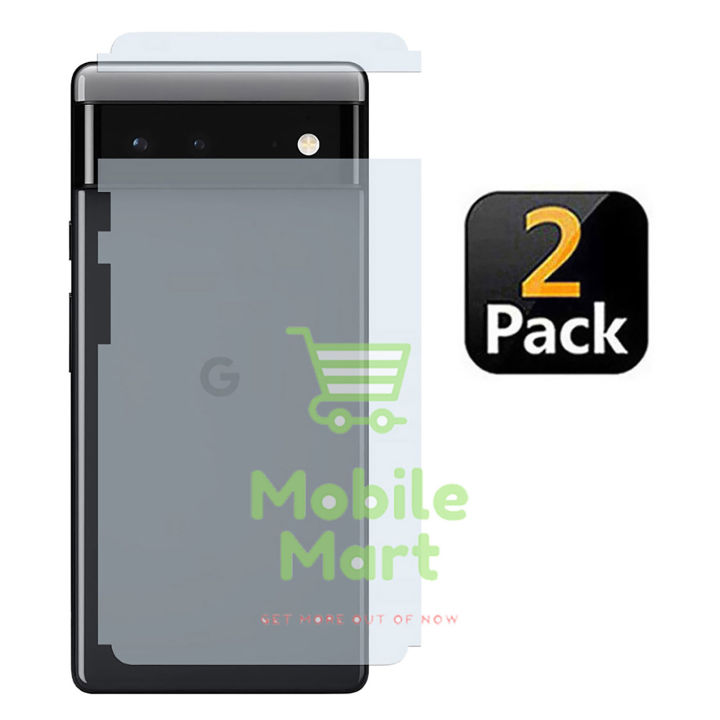 Google Pixel 6 Back Matte Skin Protector (Pack of 2) - Flexible Soft ...
