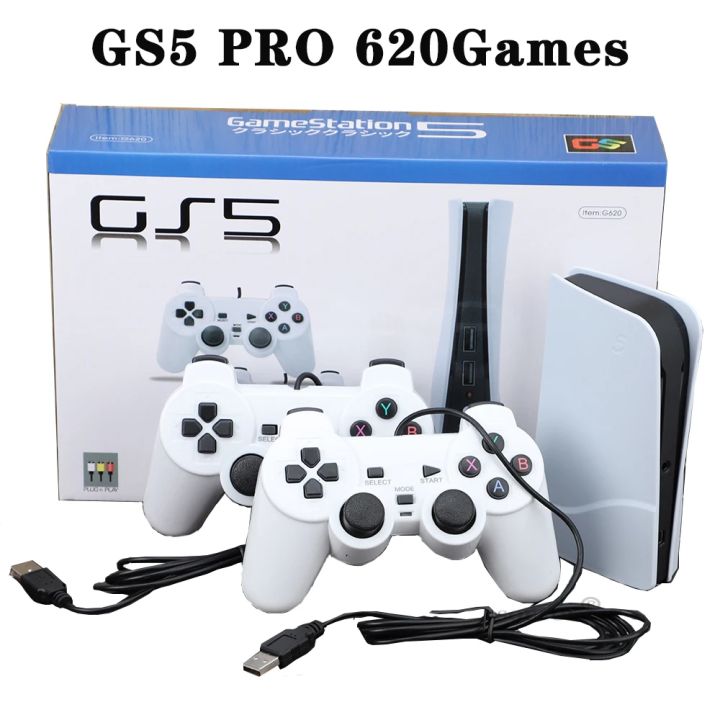 New GS5 Pro Video Game Console With 620 Classic Game 8 Bit TV Consola Retro Handheld Kids USB ...