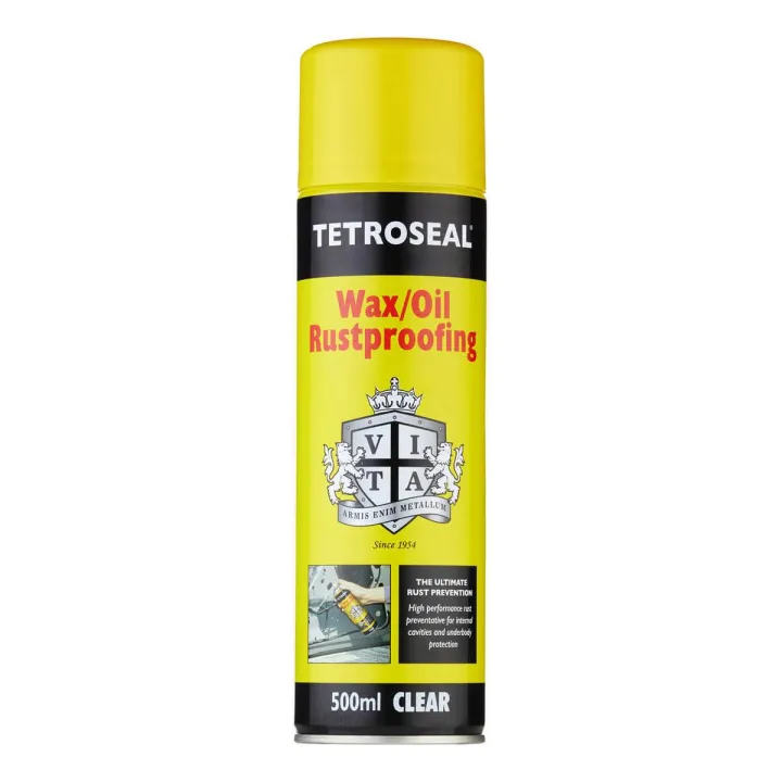 Tetroseal Wax Oil Rustproof Clear 500ml High performance rust ...