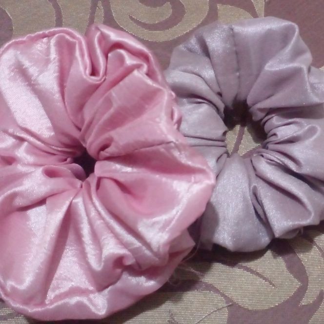 6 multi color scrunche gift for friends eidi for girls box of colorfull ...