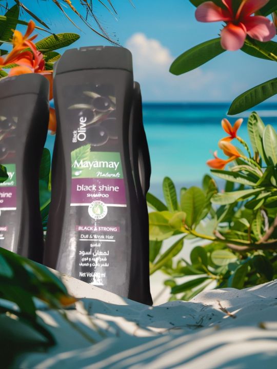 Mayamay Black Olive Shampoo for Hair Growth & Nourishment - Natural ...