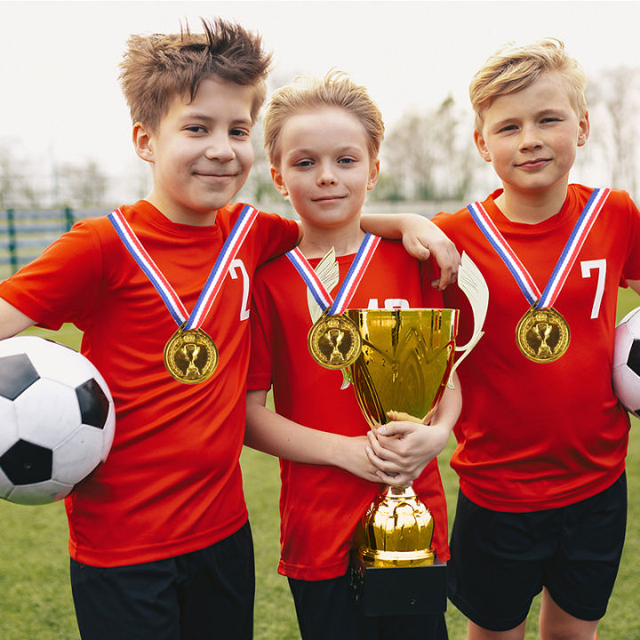 Gold Silver Bronze Award Medal Winner Reward Football Competition ...
