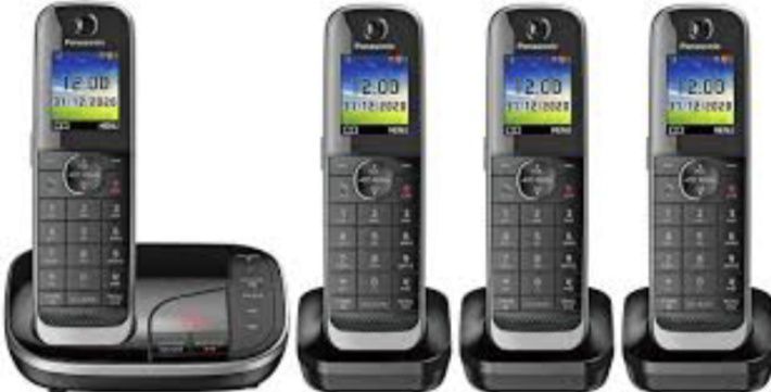 Panasonic KX-TGJ424 Quad imtercom plus ptcl wireless landline phone ...