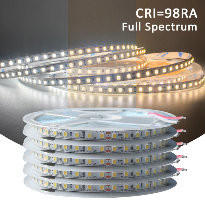 Ra98 Full Spectrum Led Strip Light 24V 10M 5M SMD2835 120LEDs Flexible ...
