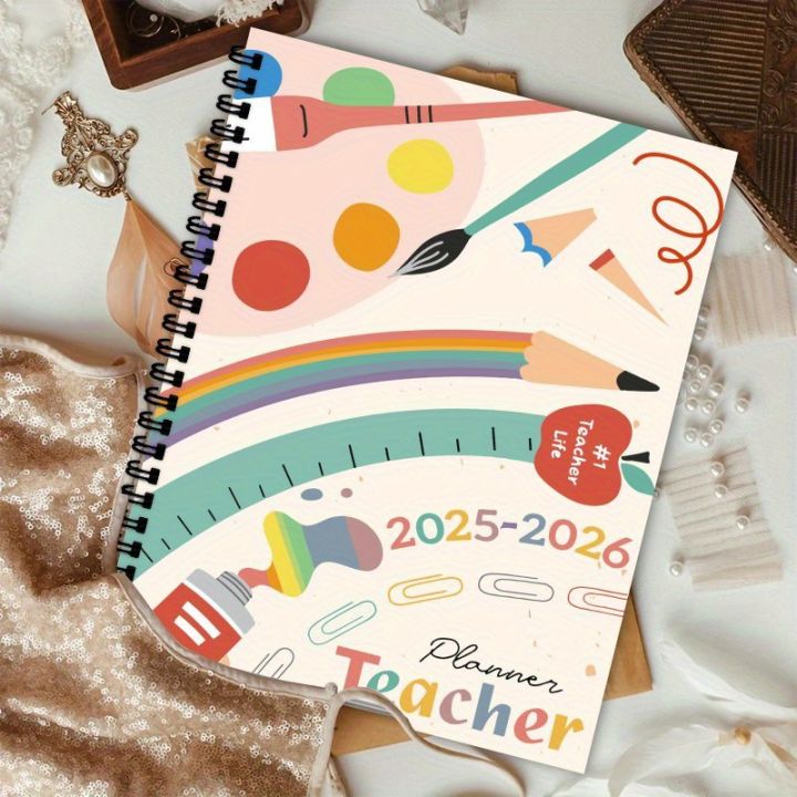 2025-2026 A5 Teacher Planning Book, easy to organize your tasks ...