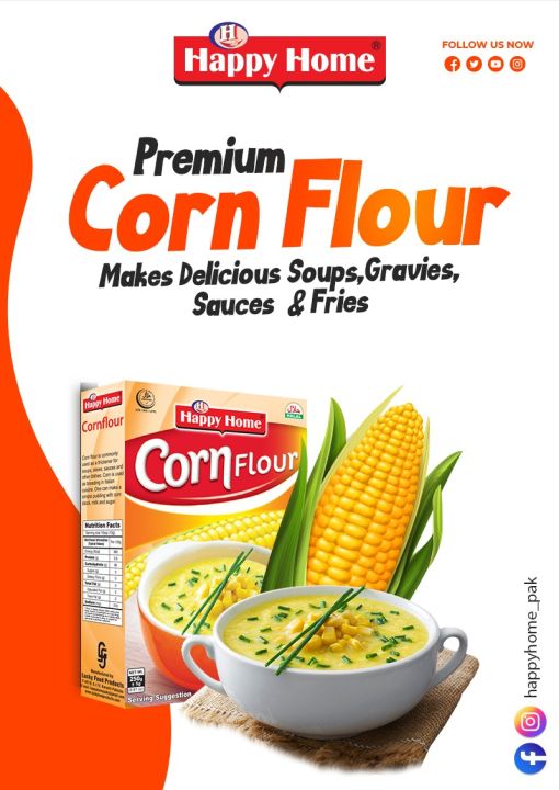 Happy Home Premium Corn Flour (100g) | Daraz.pk