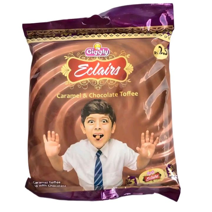 Eclair Caramel & Chocolate Toffe Pack of 75PC's | Daraz.pk