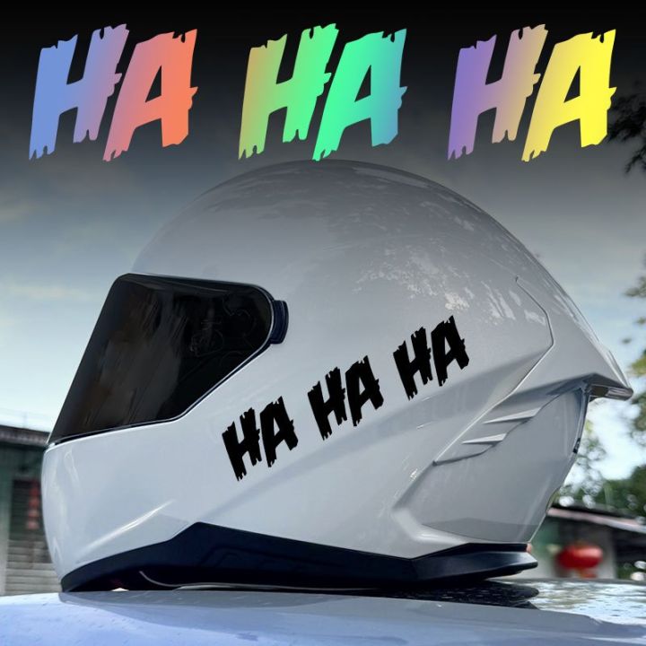 HAHAHA Motorcycle Sticker Waterproof Vinyl Decal Scratch Cover for ...