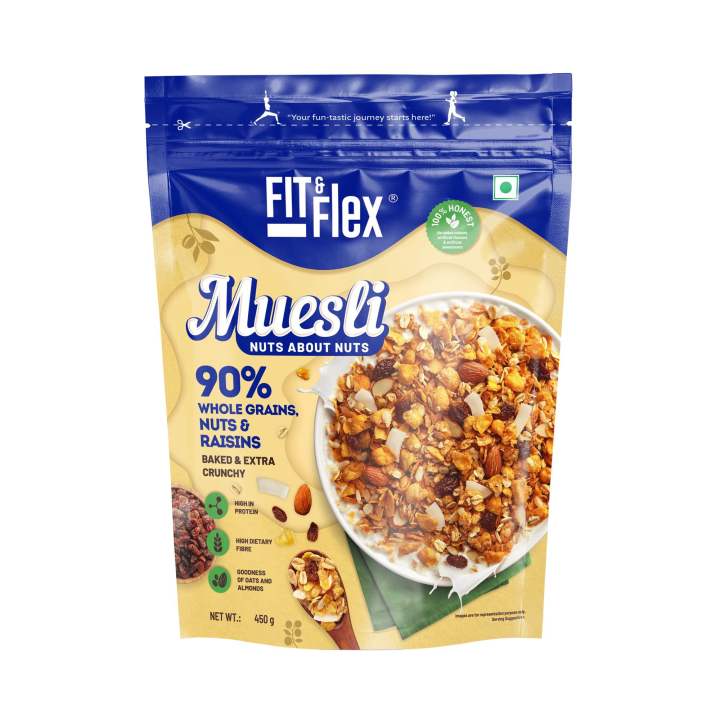 Fit & Flex Nuts About Nuts Muesli 450g | Daraz.lk