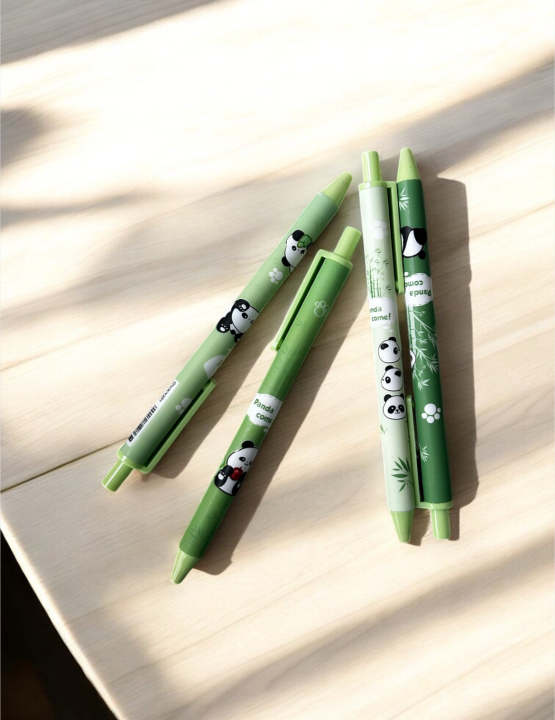 Cute panda pen duo. Cartoon ball pen. (tip color pen) | Daraz.com.bd