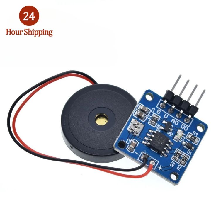 Piezoelectric Shock Tap Sensor Vibration Switch Module Piezoelectric Sheet Percussion For