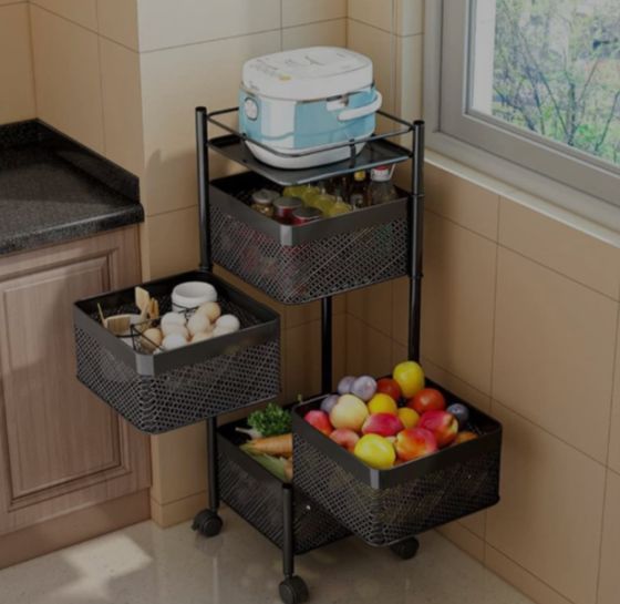 4 LAYER SQUARE TROLLEY 10-14 | Daraz.lk