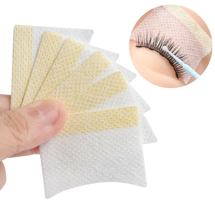 40 Pcs Disposable Cotton Eyelash Patch Sticker For Removing False Lash ...