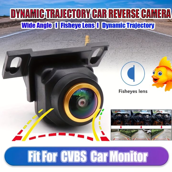 [Dynamic Trajectory] Backup Camera - 170° Fisheye Lens, Full Color ...
