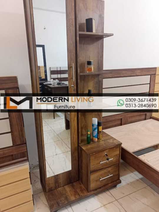 Unique Dressing Table Full Mirror 2 drawers In Customized | Daraz.pk