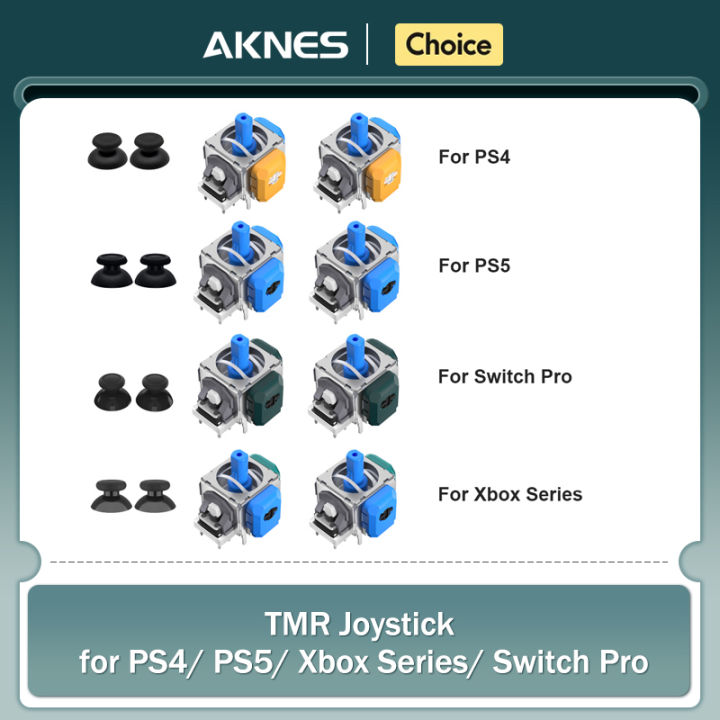 AKENS HALLPI TMR Electromagnetic Joystick for Switch Pro PS4 PS5 Xbox ...