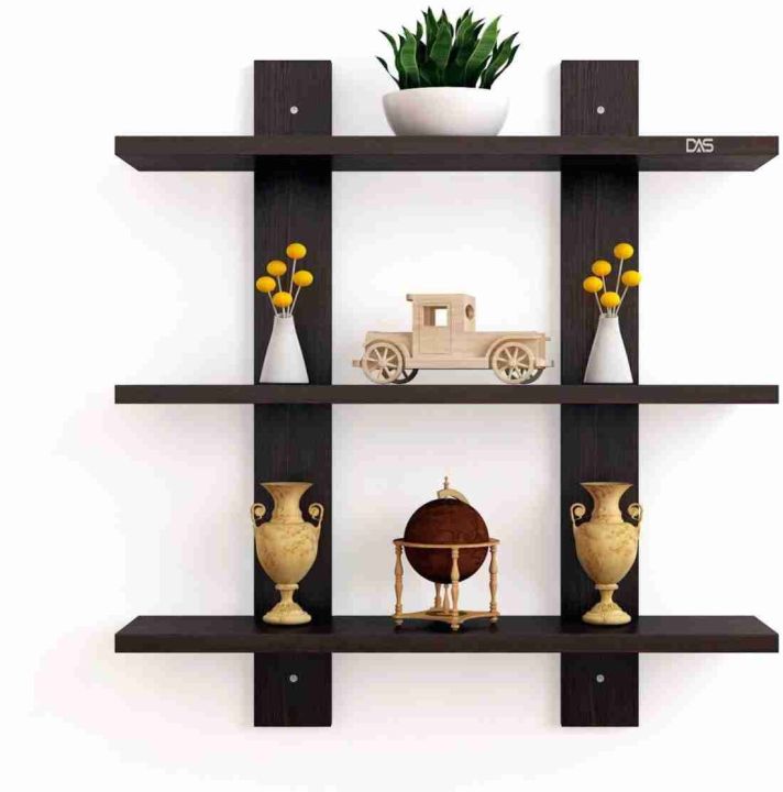 Standard design home decor organizer rack.Wooden stylish modern wall ...