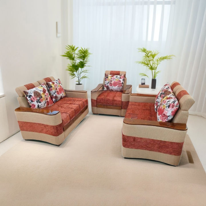 SOFA S-8981 super quality, 2+2+1 100% solid CTG Segun wood with solid 4 ...