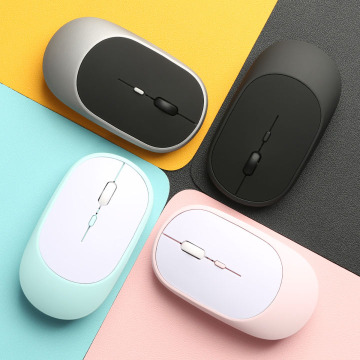 Wireless Mouse Blueteeth 2.4G USB Rechargeable Mouses Wireless Computer ...