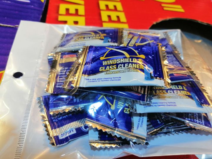 Windshield Wash Tablets Wind Screen Glass Cleaner Tablets 25 pcs in ...