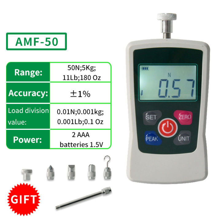 AMF Dynamometer Force Measurement Device Digital Force Gauge Push Pull ...