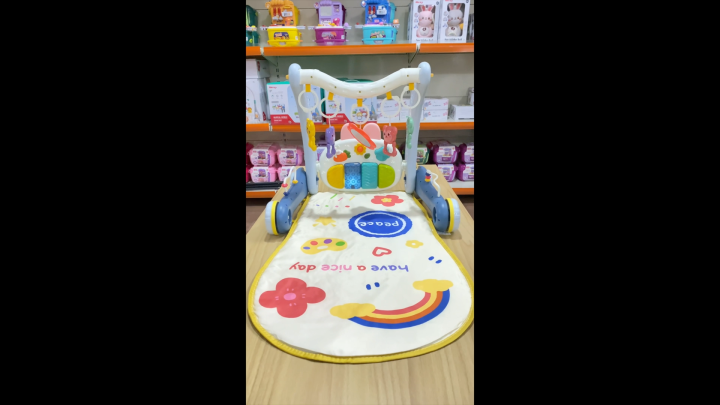 Baby gym piano play mat with Walker 2 in 1 function | Daraz.com.np
