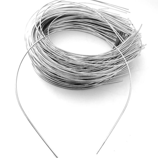 Stainless Steel Wire Rim Headband Base for DIY Beading, Bridal Pearl ...