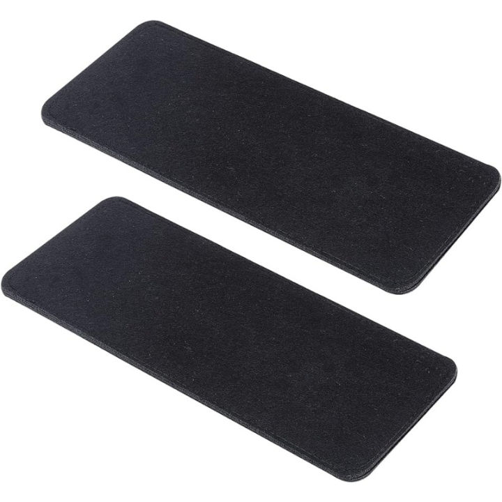 Black Felt Base Shaper, 2pcs 12x5