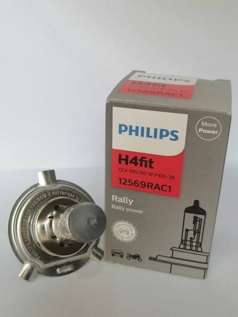 H4 - Philips Rally Series Headlights Bulbs- Fit - 100/90 Watts - Poland ...