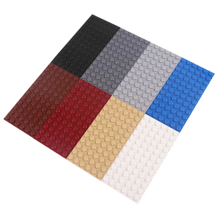 5 Small Grain Block Base Plates - 6x12 Hole Blocks - Kids Puzzle Set ...