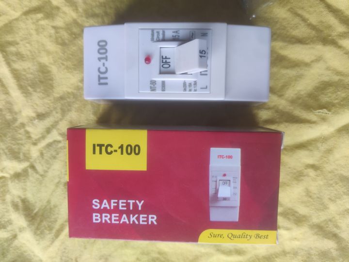 Heavy Duty AC Safety Breaker 2 Pole – Multi Amp Options (10A/15A/20A ...