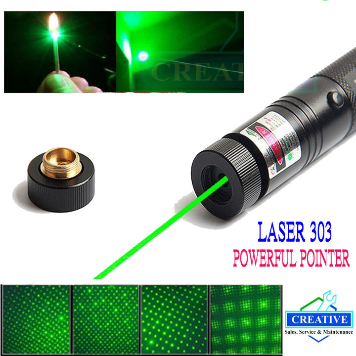 Green Laser Pointer – Rechargeable, Adjustable Focus, Professional ...