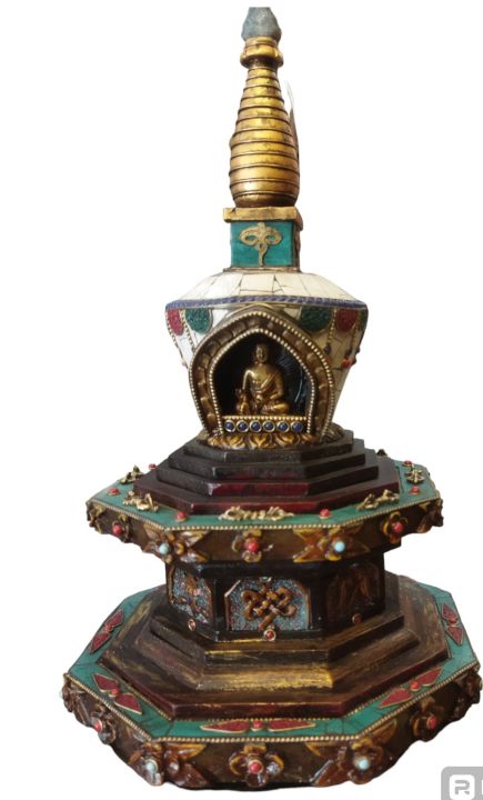 Wooden Stupa (stone decor) | Daraz.com.np