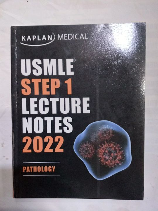 USMLE STEP 1 LECTURE NOTES 2022 PATHOLOGY BY. KAPLAN MEDICAL | Daraz.pk