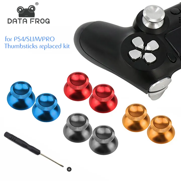 DATA FROG Metal Analog Joystick Thumb Stick Grip Cap For PS4 Controller ...