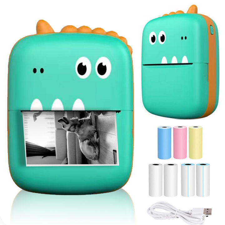 Portable Printer Mini Pocket Wireless Bluetooth Thermal Printers for ...