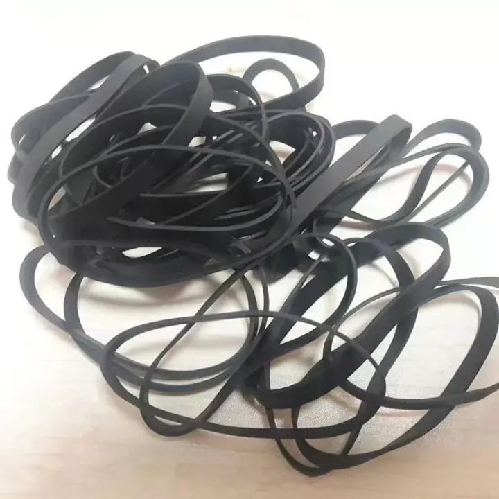 100Pcs Big Black Rubber Bands Strong Rubber Ring Stretchable Sturdy ...
