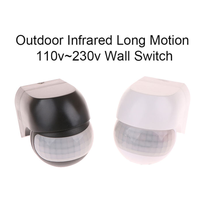 Outdoor Infrared Long Motion AC100V~240V Wall Switch PIR Detectors LED ...
