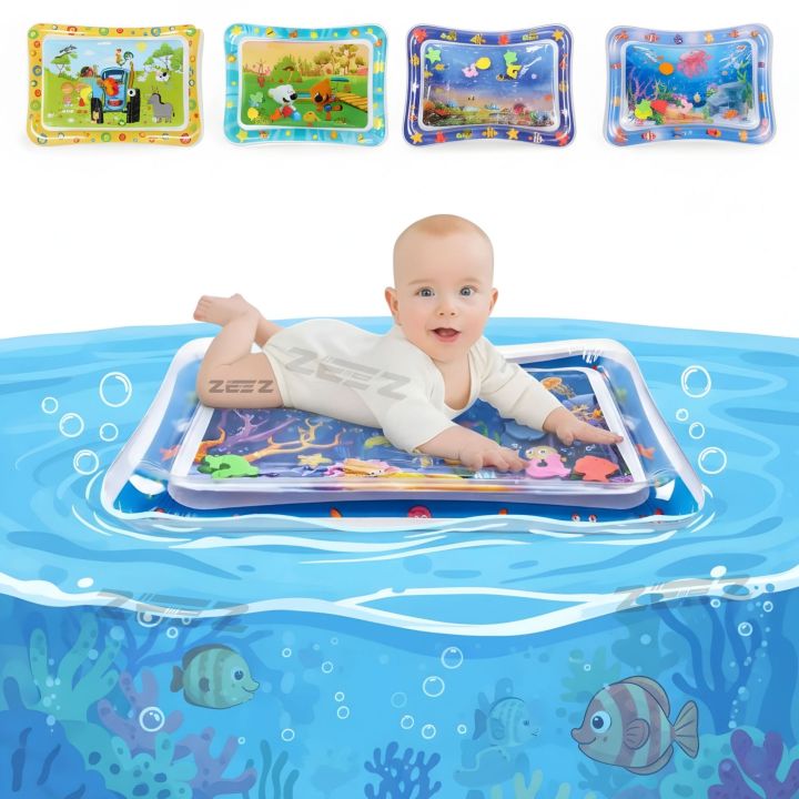 Inflatable Baby Water Mat - Sensory Play Mat for Infants & Toddlers ...