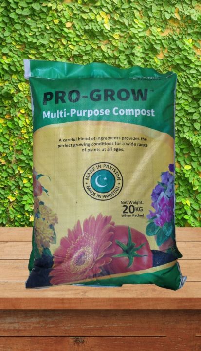Pro_Grow 20KG Organic Compost and multi-purpose compost for plants lawn ...