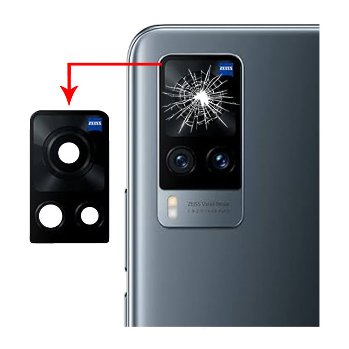 Vivo X60 Back Camera Lens Glass Replacement with Pre-Installed Adhesive ...