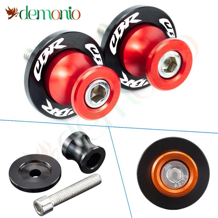 Motorcycle stands screws Swingarm Spools slider Accessories 8MM For ...