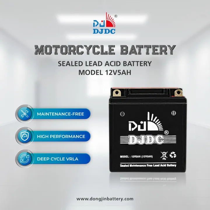 12v5 amp Suzuki 110 and Yamaha ybr lead acid battery good quality heavy ...